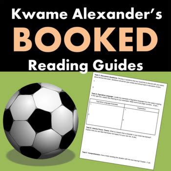 Booked By Kwame Alexander Reading Guides Digital And Print 2 Quizzes