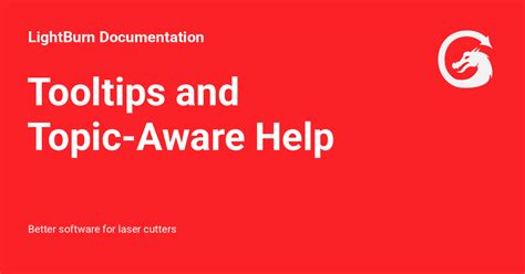 Video Quick Tip Tooltips And Topic Aware Help Lightburn Video