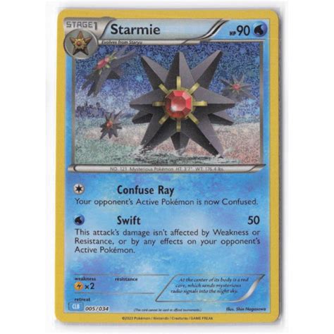 Se Produkter Som Liknar Starmie Clb 005 Pokémon Tra På Tradera