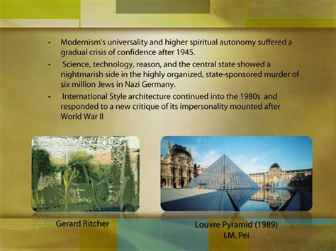 Postmodernism And Deconstructivism Pptx Modern Art Fine Art