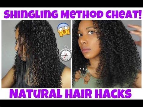 SHINGLING METHOD CHEAT FOR DEFINED CURLS L NATURAL HAIR HACKS Ft JANE CARTER SOLUTION CURLS TO