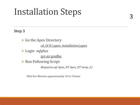 oracle apex installation epg ppt
