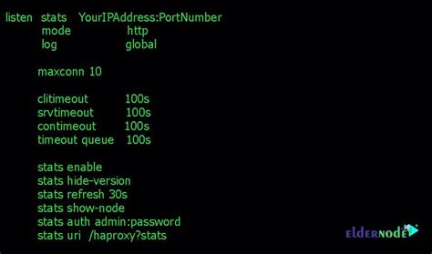 introducing and configure haproxy stats eldernode blog