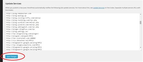 Danh sách Web Ping Website của bạn được index nhanh nhất