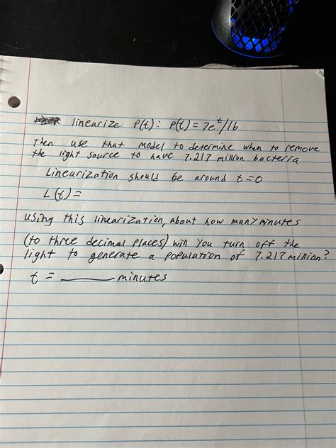 Solved Linearize P T P T 7 E {t} 16 Then Use