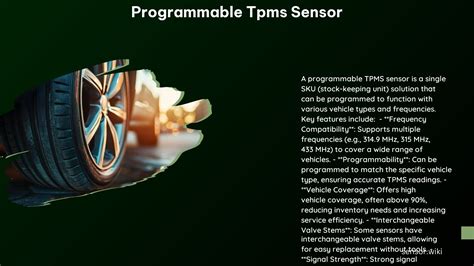 Programmable Tpms Sensor A Comprehensive Guide To Universal Cloneable