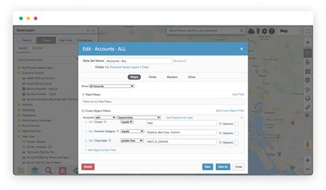 Complex Filtering Geopointe