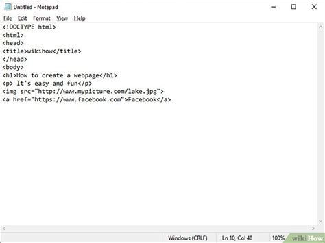 Comment créer sa première page Web en langage HTML