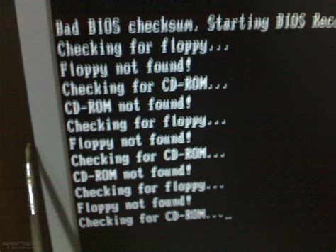 Bad Bios Checksum Pagina 2