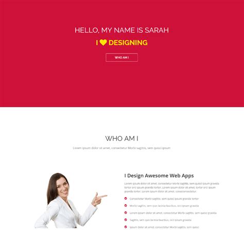 Best Free Resume Html Website Templates Download Now