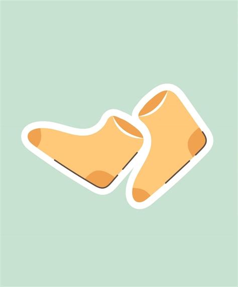 Носки с утренней рутиной на этой иллюстрации изображена утренняя рутина с плоским векторным