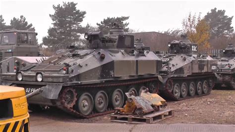 Witham Specialist Vehicles CVRT FV120 MCT Spartans 28th Nov 2013 - YouTube