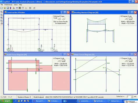 2d Frame Analysis Dynamic Edition Other Office Software