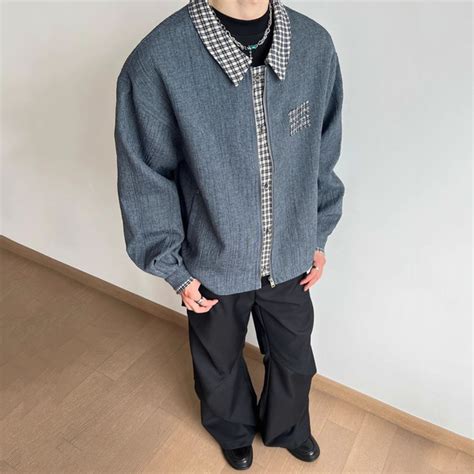 Куртка Мужской Женский Miu Miu Вышивка серо голубой лацканы размер 46 Длинный Демисезон Китай