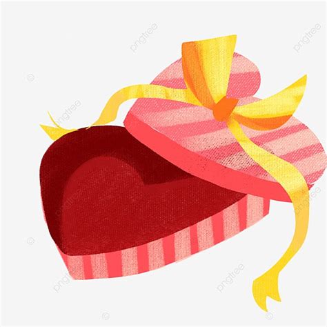 선물 일러스트 상자 선물 발렌타인 데이 연인 Png 일러스트 및 Psd 이미지 무료 다운로드 Pngtree
