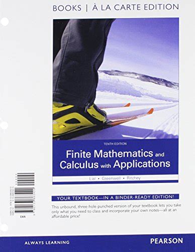 Finite Mathematics And Calculus With Applications Books A La Carte Plus MyLab Math Package