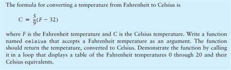 Answered The Formula For Converting A Bartleby