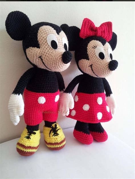 Crochet Pattern Amigurumi Mickey Mouse Disney Stuffed Toy Tutorial