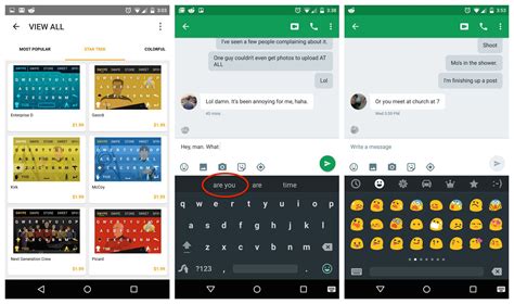 Swype Is Back With Predictive Phrases Emoji Keyboard And Fresh New Star Trek Themes Phandroid