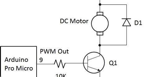 Arduino Transistor DC Motor Control