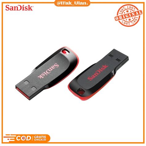 Jual USB 2.0 Flashdisk flasdisk Flash Disk SanDisk Cruzer Blade 32GB ...