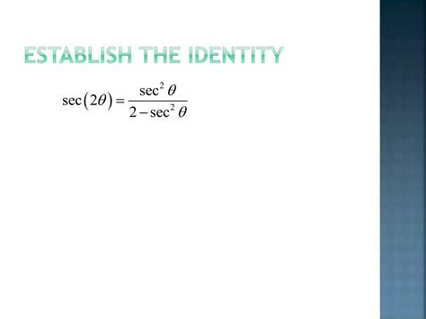 6 5 1 Double Angle Formulas Pptx