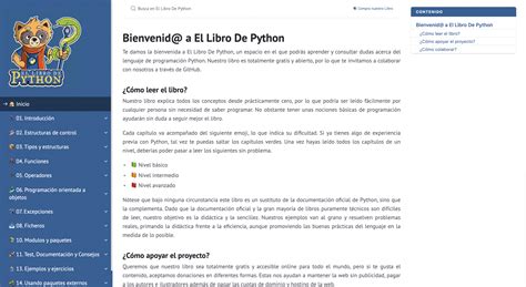 El Libro De Python Web Recomendada Para Aprender Manolo Hidalgo