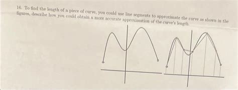 Solved To Find The Length Of A Piece Of Curve You Could Chegg