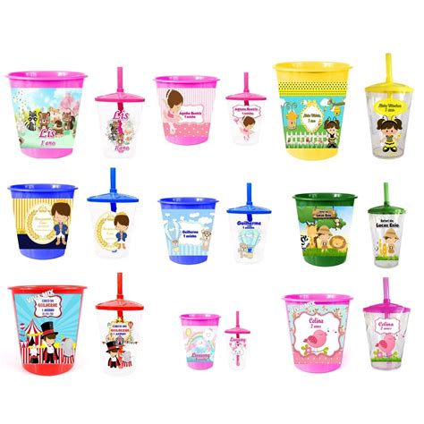 20 Copos Twister 400ml 20 Baldes De Pipoca Kit Festa Personalizado