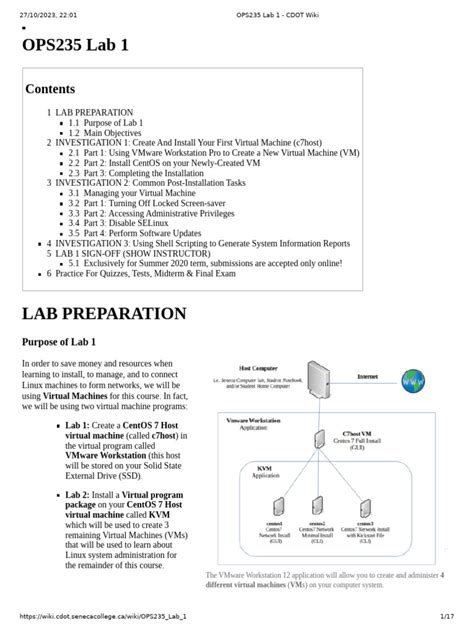 Ops235 Lab 1 Cdot Wiki Pdf Virtual Machine Superuser