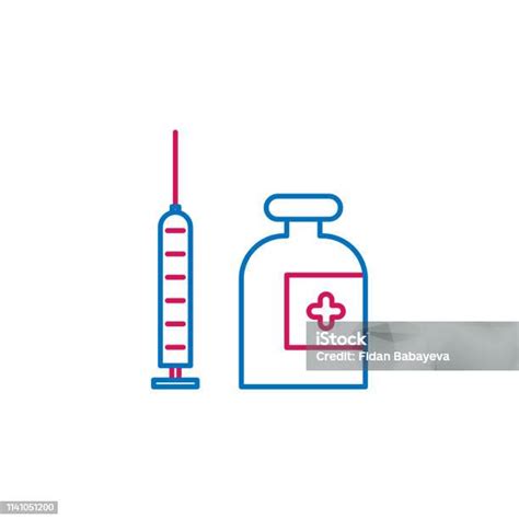 의료 의학 주사기 색깔 아이콘 의학 그림의 요소입니다 표시 및 기호 아이콘은 웹 로고 모바일 앱 Ui Ux에 사용할 수 있습니다 간호사에 대한 스톡 벡터 아트 및 기타