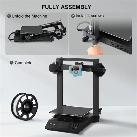 Review Dovov S D Printer Direct Drive Extruder Integrated Structure And Precision Dual Z Axis