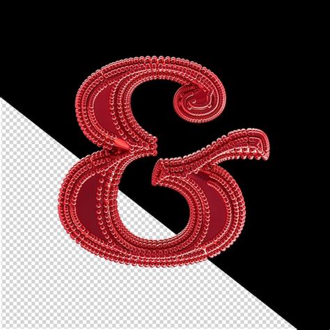 Premium Psd Small Spheres On The Red Symbol