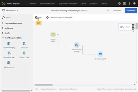 Workflow Erstellen Adobe Campaign