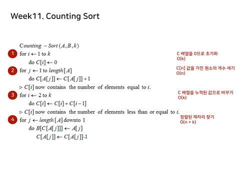 Week11 Counting Radixsort Pdf