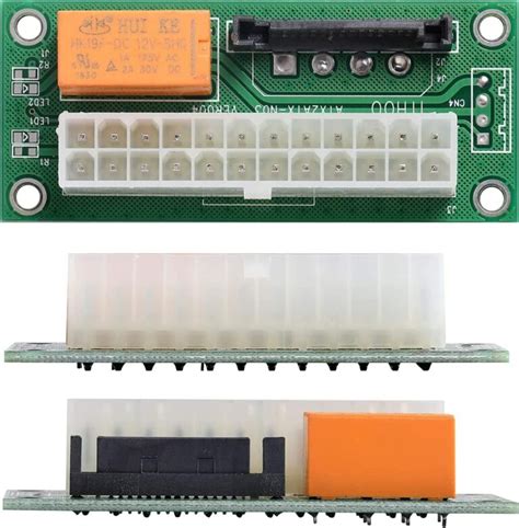 Dual Psu Adapter Power Supply Sync Module Board Add Psu Green Sata Tekhouse