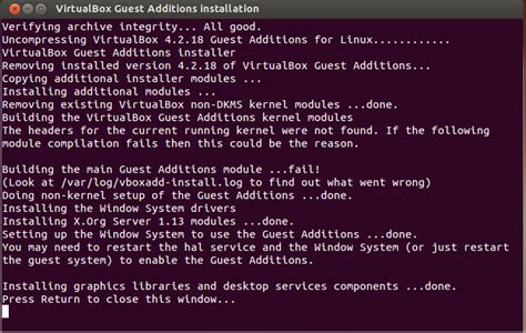 Armen Zambranos Battlefield Installing And Debugging Virtualbox Guest Additions For Linux
