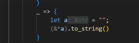 Rust Why Does Visual Studio Code Show Inlay Hints Using For Str Type Stack Overflow