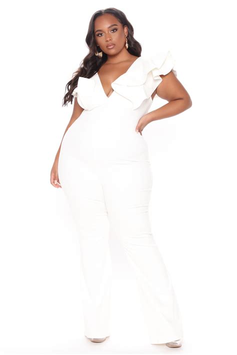 Discover Plus Size White Jumpsuits Fashion Nova