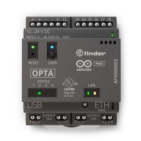 Arduino OPTA Lite MicroPLC With Industry IoT Capabilities Ethernet And USB C