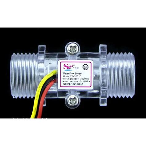 Transparent Flow Meter Water Flow Sensor High Precision Water Cooling Turbine Flow Meter