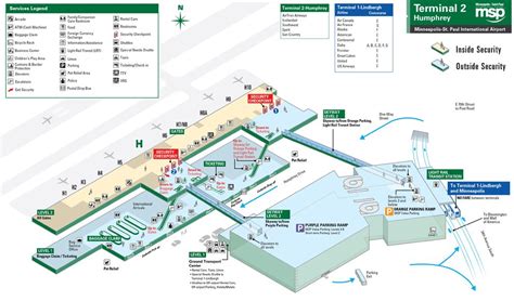 Minneapolis St Paul Airport Map Qpxpr