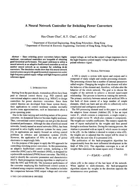 a for neural network controller switching power converters pdf