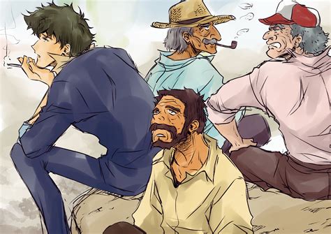 Spike Spiegel Jobim Carlos And Antonio Cowboy Bebop Drawn By Tobalin Danbooru