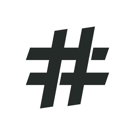 hash tag icon graphic vector design illustration 27273101 vector art at