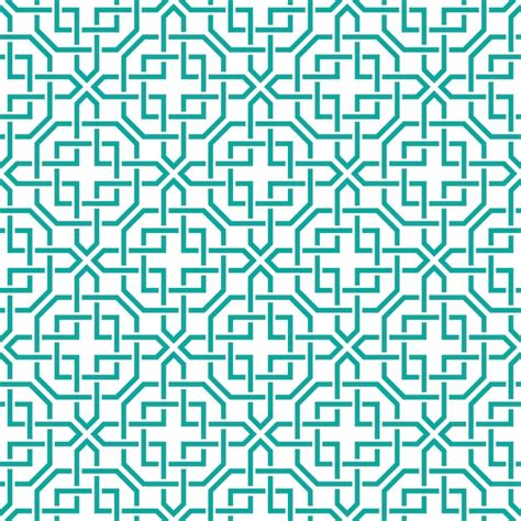 원활한 아랍어 및 이슬람 패턴 프리미엄 벡터