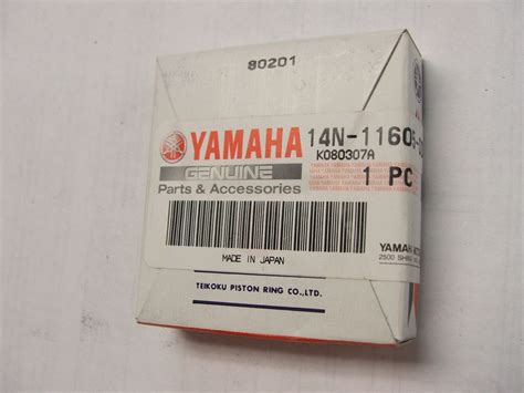 New Yamaha 14n 11605 00 Piston Rings 50 Over Pw80 Bw80 Ebay