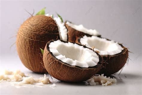 코코넛 흰색 배경 신선한 코코넛 코코넛 주스 코코넛 배경 일러스트 및 사진 무료 다운로드 Pngtree