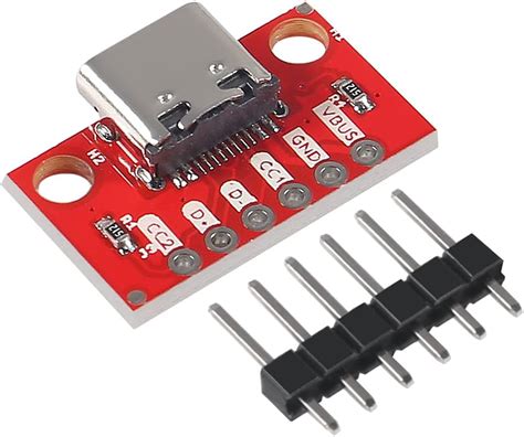 Buy UMLIFE PCS USB Type C Breakout Board Serial Basic Breakout Female Connector Type PCB