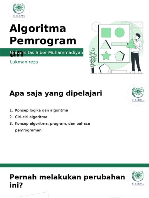Algoritma Pemrograman 1 Pdf